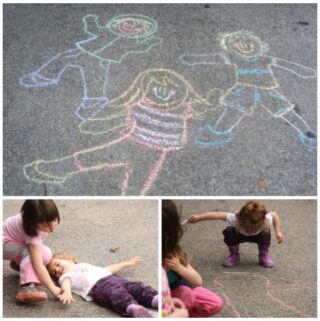 Sidewalk Chalk Activities for Kids - Happy Hooligans