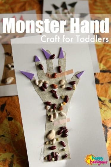 Monster Hands Crafts for Preschoolers - Happy Hooligans
