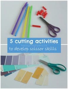 5 Scissor Skills Activities for Toddlers and Preschoolers - Happy Hooligans