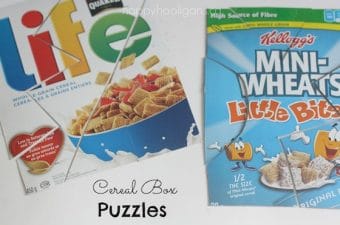 Cereal Box Puzzles to Make for Kids - Happy Hooligans