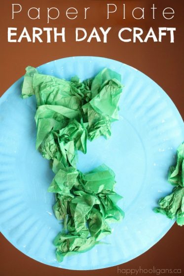 Paper Plate Earth Day Craft - Happy Hooligans