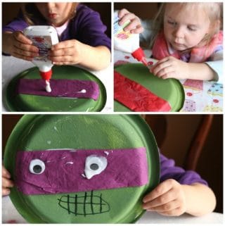 Paper Plate Teenage Mutant Ninja Turtles - Happy Hooligans