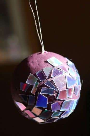 Easy, Gorgeous Mosaic DVD Ornaments - Happy Hooligans