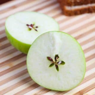Apple Stamping With Apples And Real Leaves - Happy Hooligans