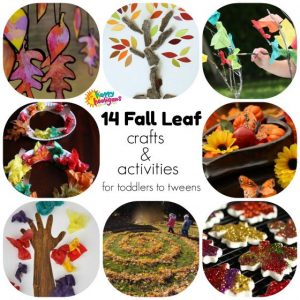 Fall Leaf Crafts and Activities for Kids 2-10 - Happy Hooligans
