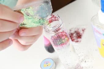 Calming Glitter Jar and Calm Down Song - Happy Hooligans