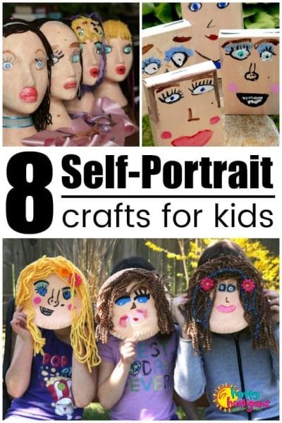 Self Portrait Crafts for Kids from Toddlers to Tweens - Happy Hooligans