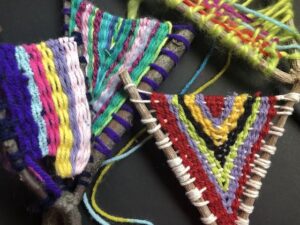 Stick Weaving - Weaving on a Y-Shaped Stick - Happy Hooligans