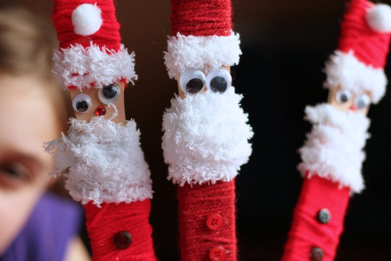 Santa Crafts for Kids - Happy Hooligans